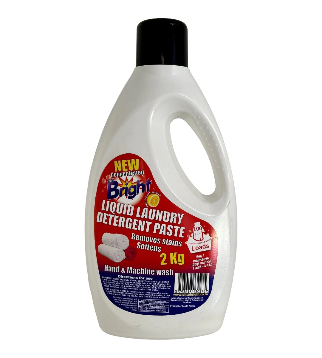 OhSoBright Laundry Detergent Washing Paste 2kg – Saradox Online Factory ...